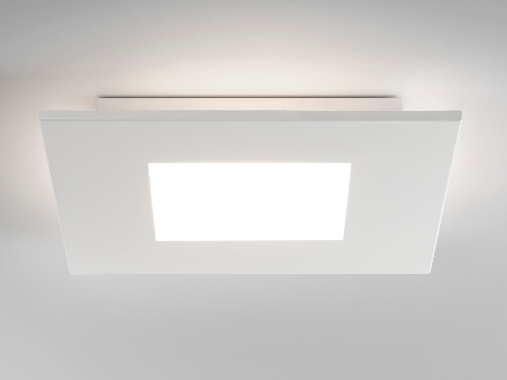 LED steel ceiling lamp ZERO SQUARE By Astro Lighting