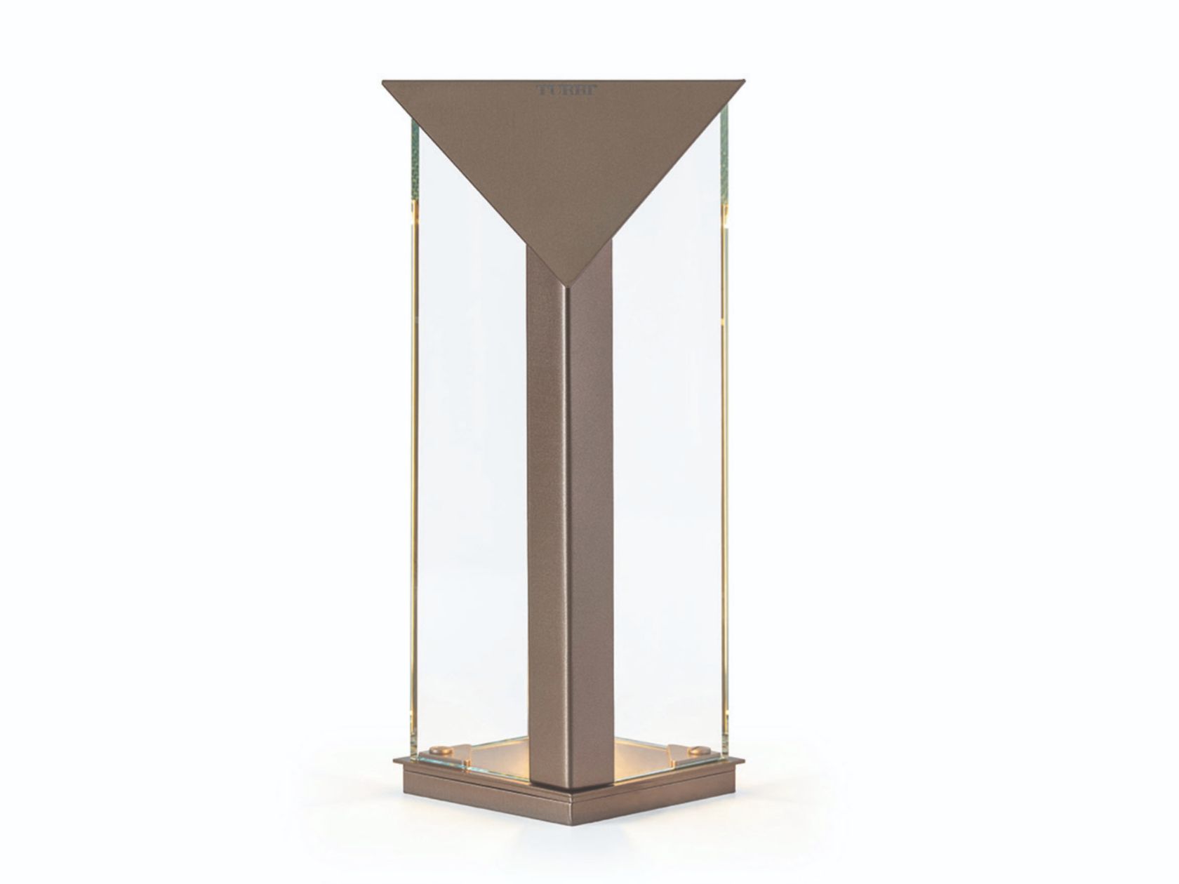 ZERO Metal and glass table lamp By Turri | design Andrea Bonini