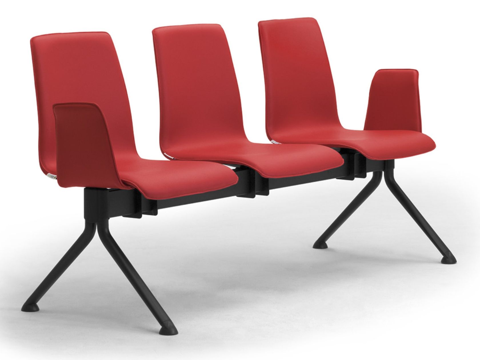 ZEROSEDICI | Leather beam seating Zerosedici Collection By Leyform