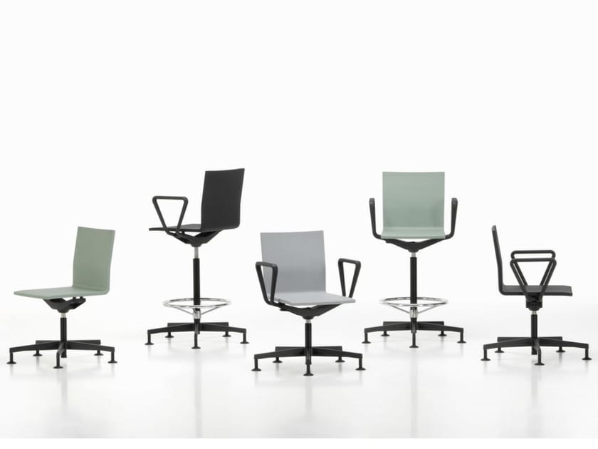.04 COUNTER | Office stool with Armrests .04 Collection By Vitra design ...