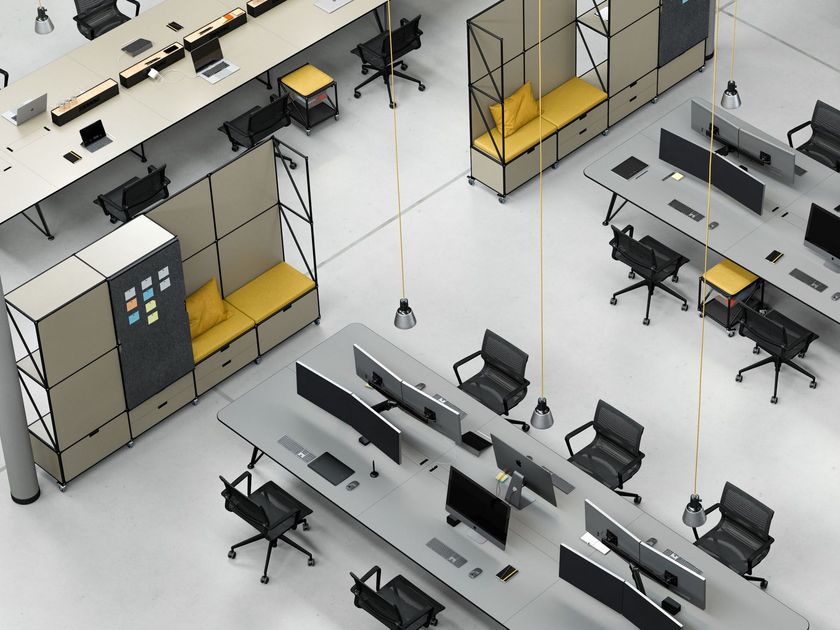 MOBILE SPACE SYSTEM Office screen By System 180