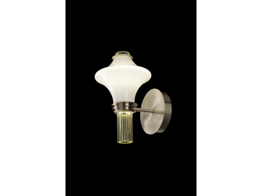 METROPOLIS Venetian crystal wall lamp By Barovier&Toso
