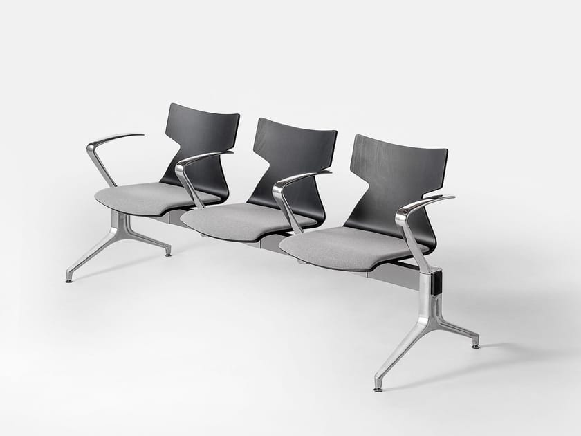 KIMBOX WOOD Beam seating By Kastel