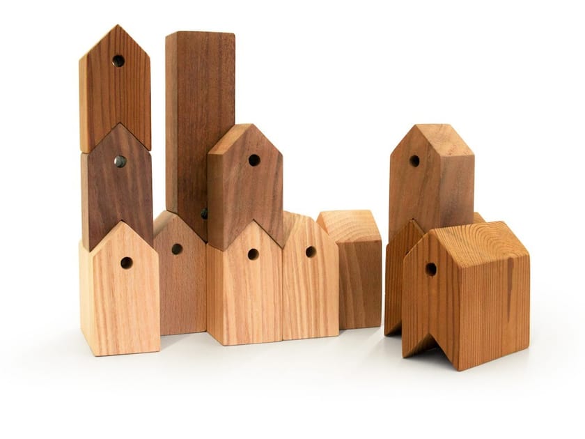 Wooden decorative object / game 11+1 By UBIKUBI design Eliza Yokina