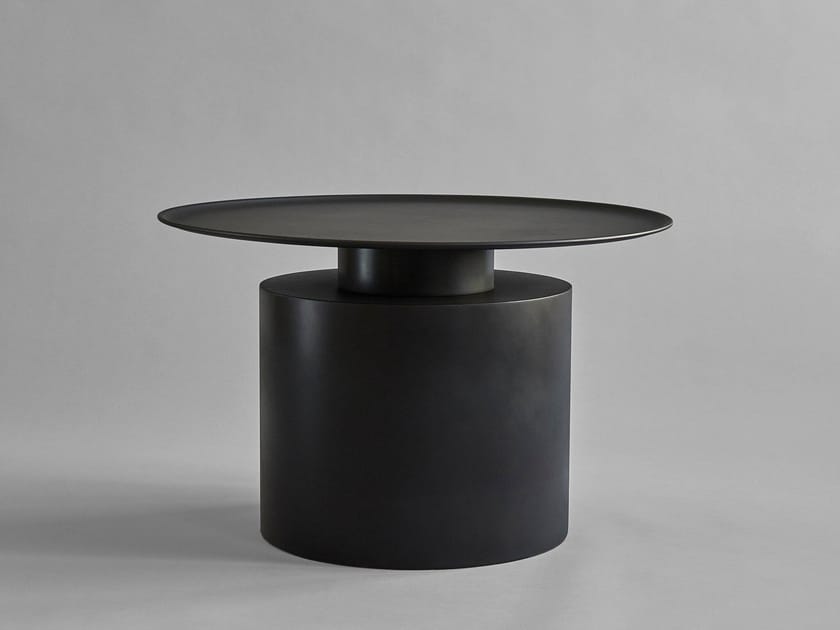 PILLAR TABLE LOW Round metal coffee table By 101 Copenhagen | design ...