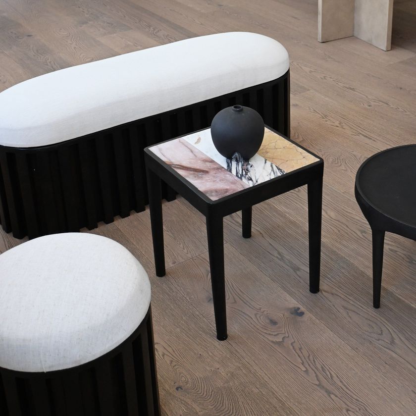 TAIRU TABLE Square fiber-reinforced concrete table By 101 Copenhagen