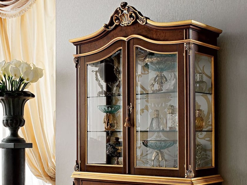 12602 | Display cabinet Solid wood display cabinet By Modenese Luxury ...