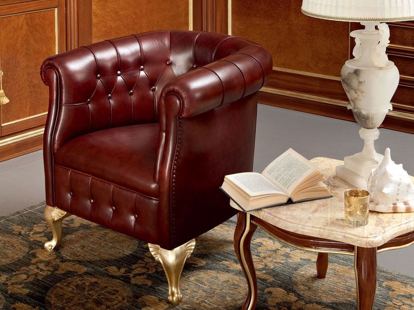 13424 | Easy chair Easy chair with armrests By Modenese Luxury Interiors