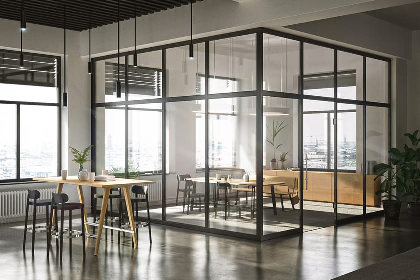 Rectangular High meeting table 1510 1500 1510 Collection By THONET ...