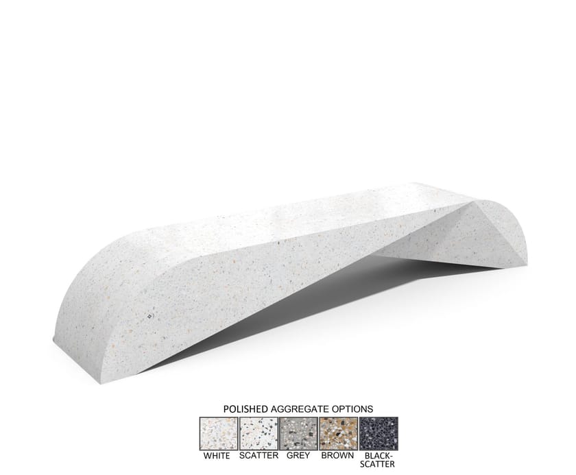 195 | Concrete bench Backless concrete bench By ENCHO ENCHEV - ETE