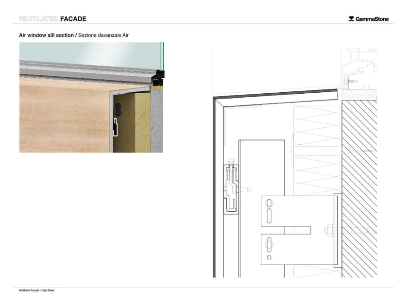 GAMMASTONE AIR Ventilated facade By GammaStone