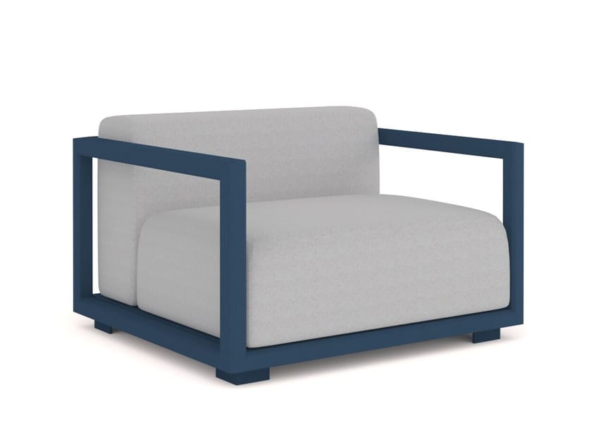 VICTUS Fauteuil de jardin en aluminium avec accoudoirs By 10Deka | design George Tsironas ...