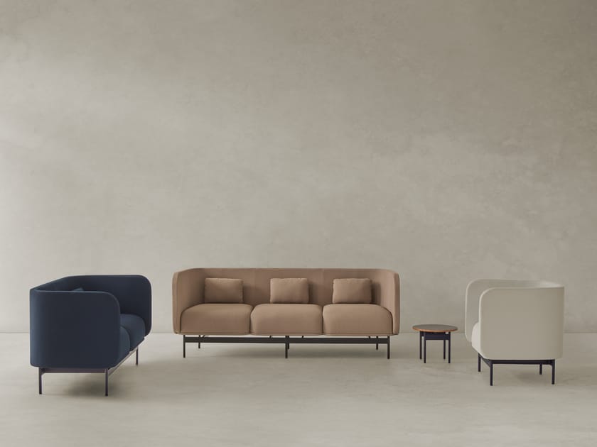 SPLIT 2 seater fabric sofa By Mobboli