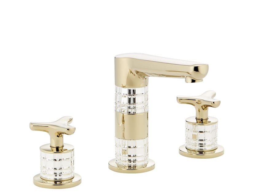 SYSTEM CRYSTAL Washbasin tap By THG Paris