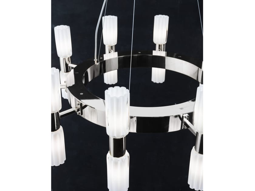 LIGHTING LAB Lámpara de araña LED de vidrio soplado By Stillux