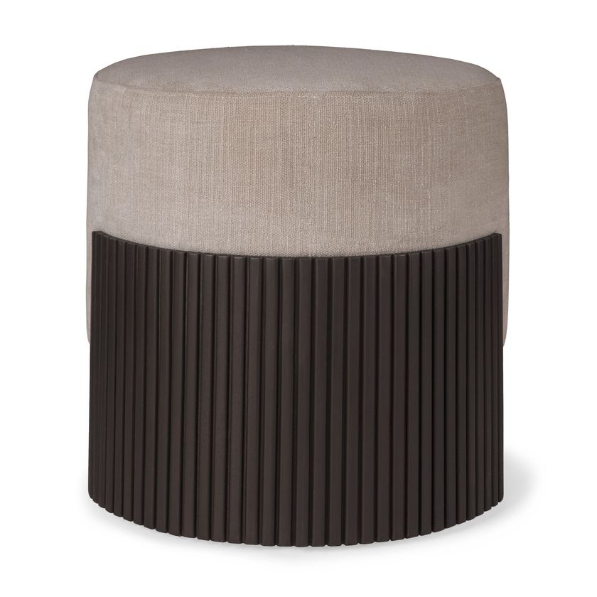 ROLLER MAX Pouf en bois By Ethnicraft | design Jacques Deneef