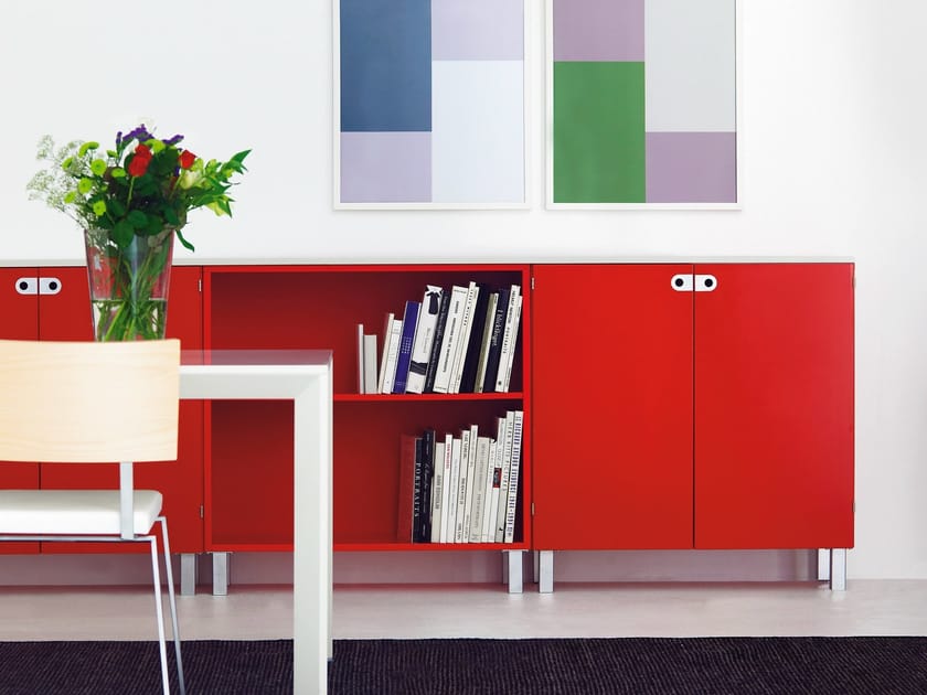 Sectional modular wood veneer shelving unit 2K-SKÅP | 2K250 By Karl ...