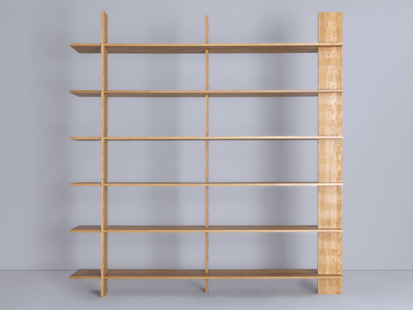 Open freestanding wooden bookcase 3°REGAL By ZEITRAUM design Aero ...