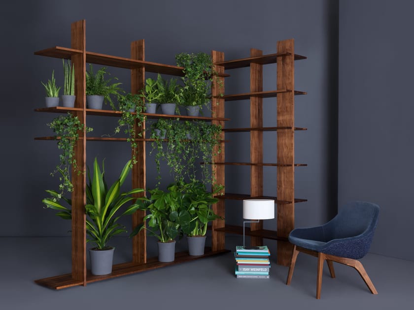 Open freestanding wooden bookcase 3°REGAL By ZEITRAUM design Aero ...