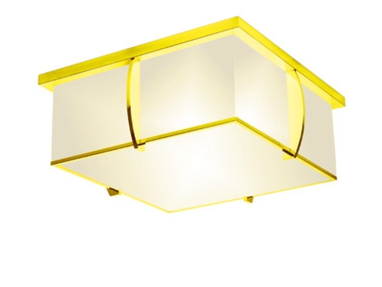 PERZEL CONTEMPORAIN Handmade ceiling lamp By Jean Perzel