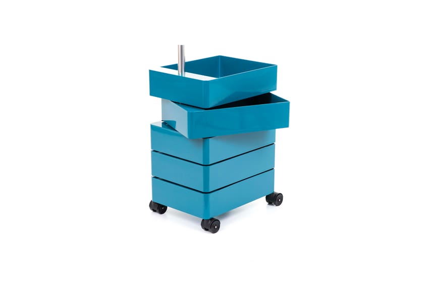 360° ABS chest of drawers with casters By Magis