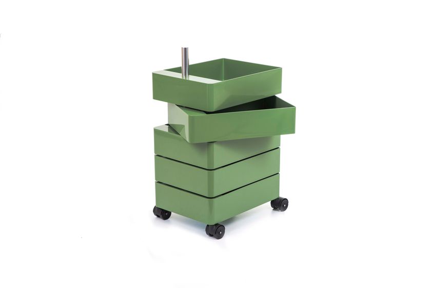 360° ABS chest of drawers with casters By Magis