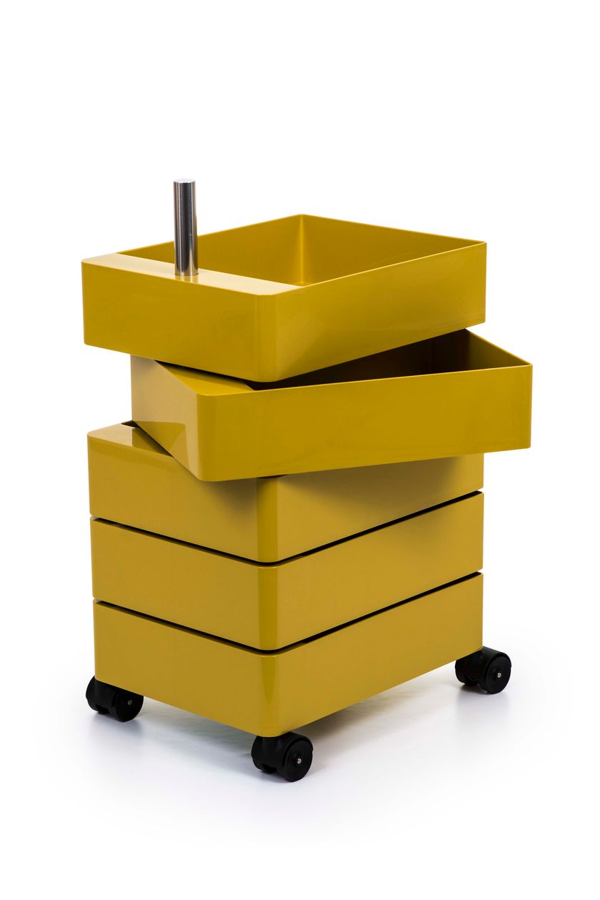 360° ABS chest of drawers with casters By Magis