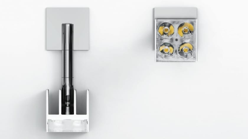 Faretto a LED orientabile a soffitto 37 CUBE By Artemide design ...