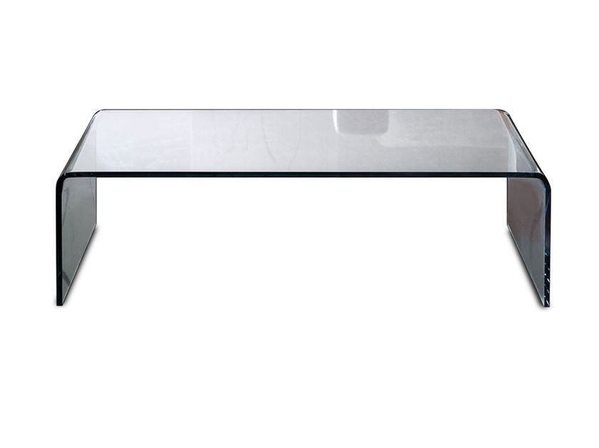 4008 Rectangular glass coffee table By Reflex