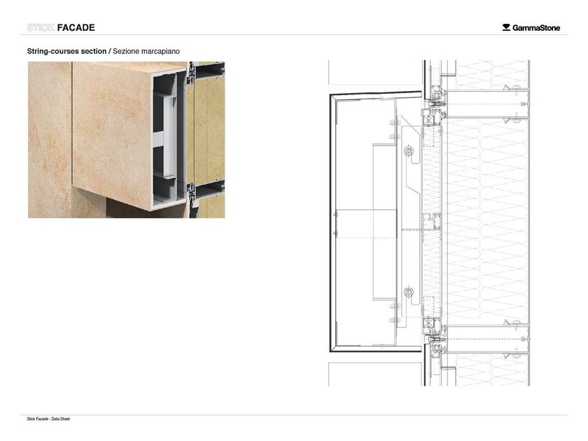 UNITIZED FAÇADE Ventilated facade By GammaStone