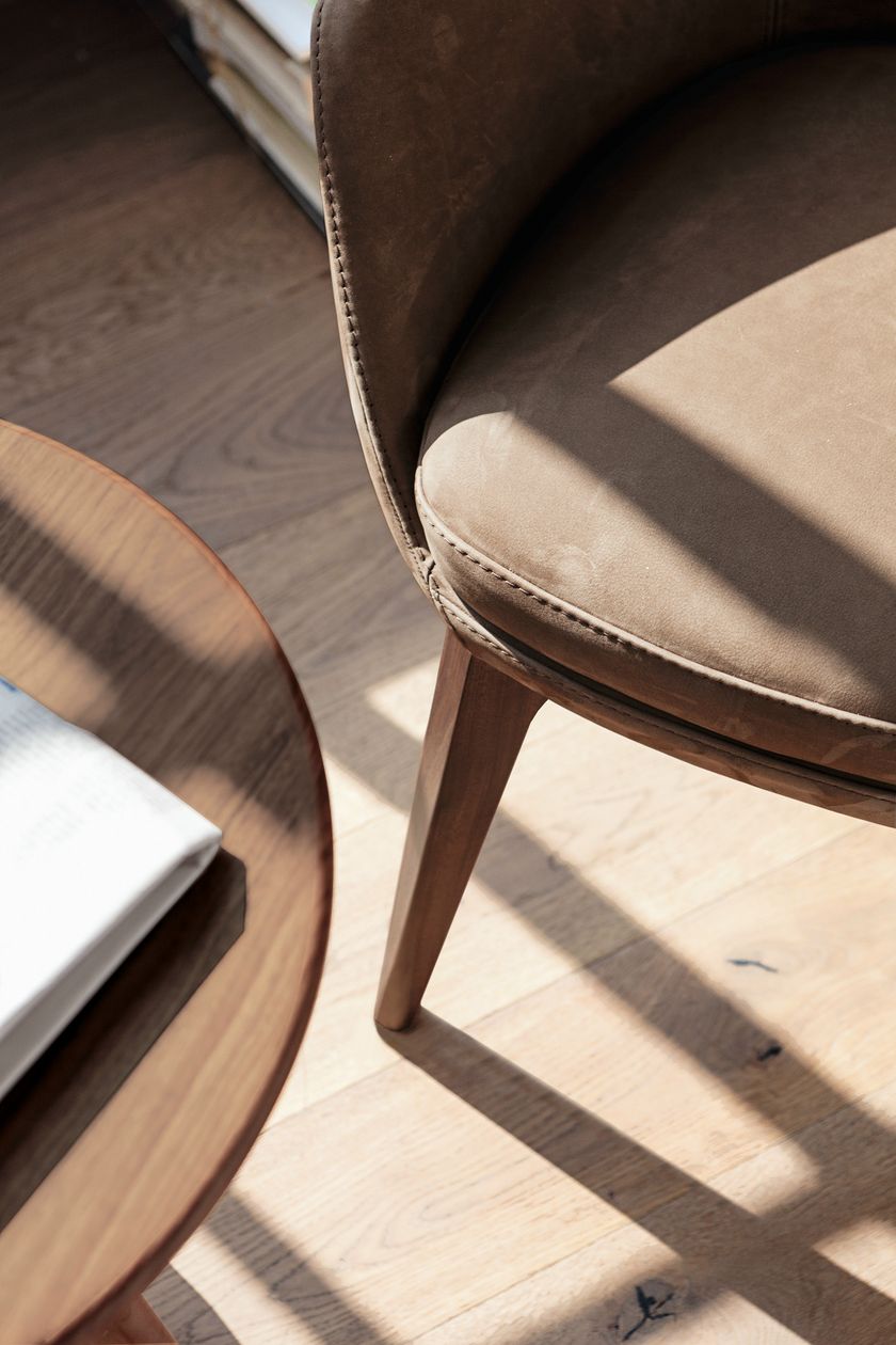 430 OPERA | Leather chair By Vibieffe design Gianluigi Landoni