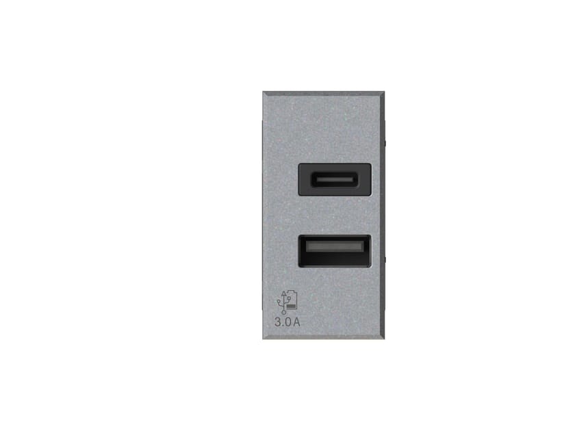 Electrical outlet with USB 4B.HS.USB.30 By 4 BOX