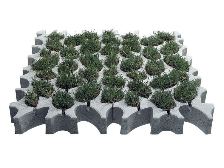 4GREEN Pavé autobloquant en béton By Tegolaia | design Flavio Maggiore