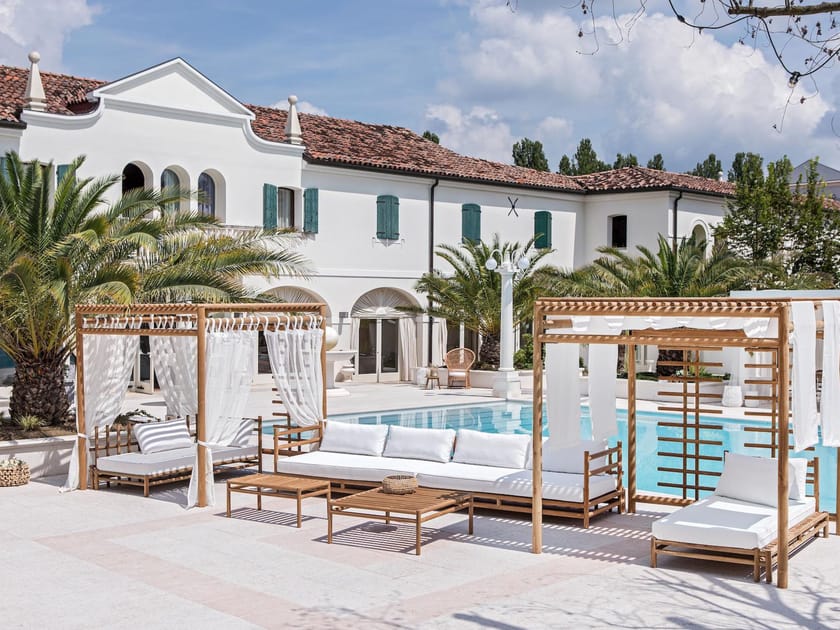 WOO SYSTEM Gazebo en teck By cbdesign | design Maurizio PRIOLO ...