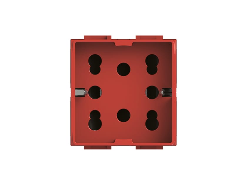2-Module electrical outlet SIDE 4B.LR.H21 Side Collection By 4 BOX