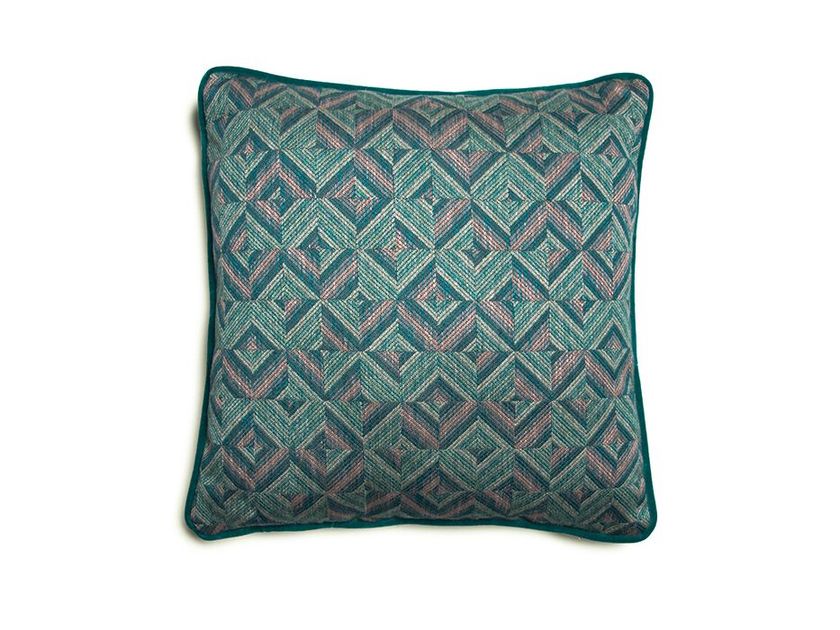 GORGEOUS Diva Aqua Blue Cushion By Aldeco