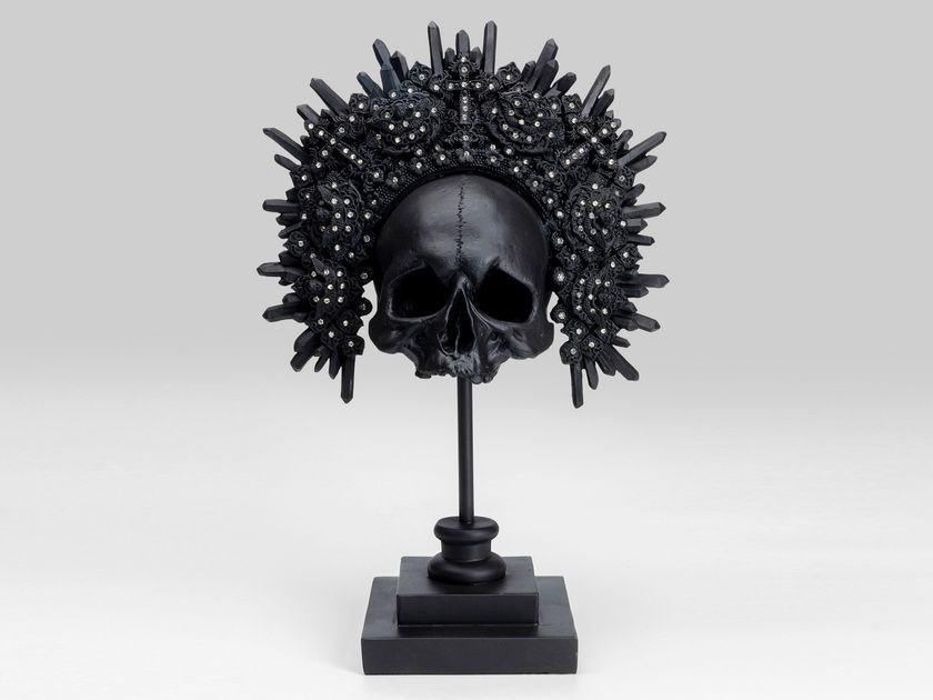 Polyresin sculpture KING SKULL By KARE Design