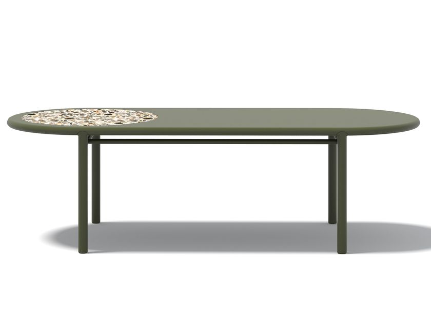 BARLA Aluminium garden table By YAAZ | design angelettiruzza design