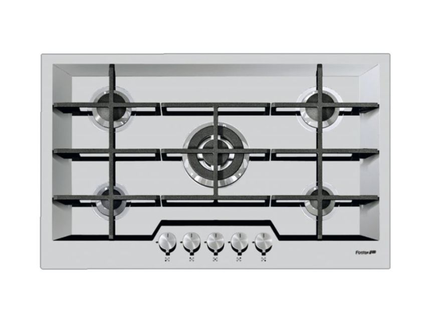 Piano cottura a gas filo top in acciaio inox 5F KE FT Collezione Ke By ...