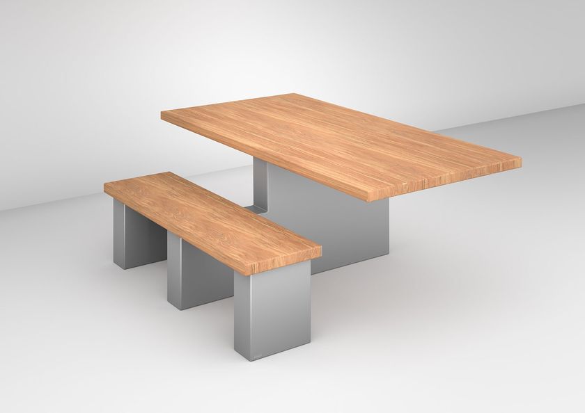 ART615 | Table Rectangular wood veneer table By Wissmann raumobjekte