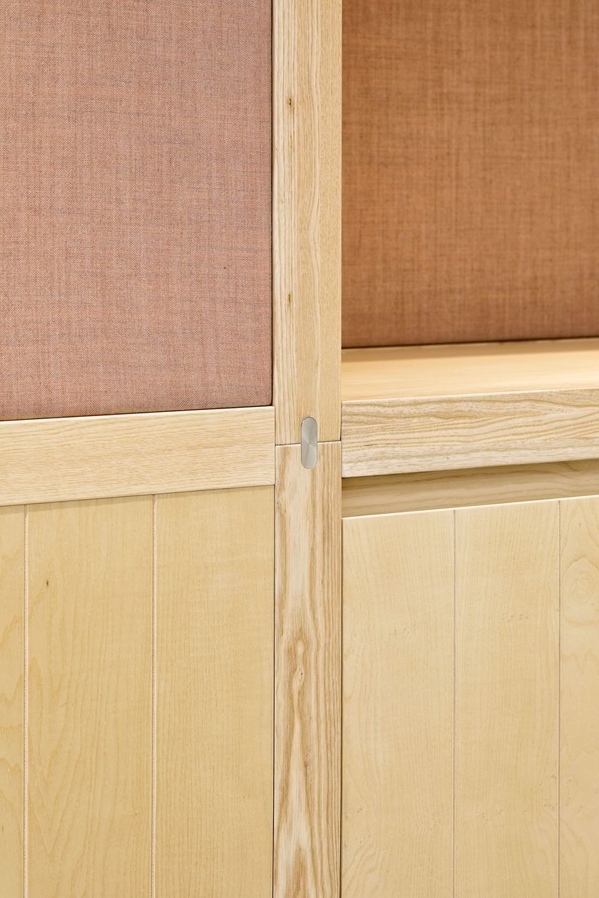 6x6 - PARTITION Wooden office partition By 6x6 | design Nicholas Bewick