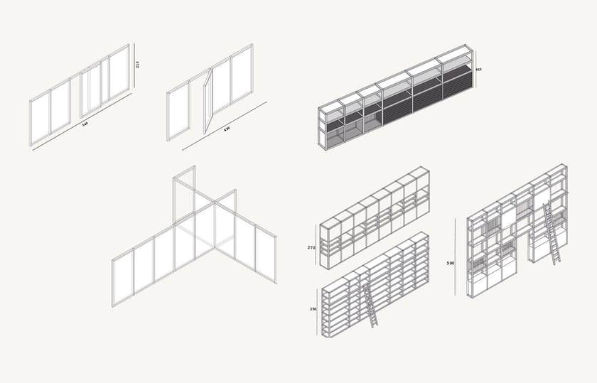 6x6 - PARTITION Wooden office partition By 6x6 | design Nicholas Bewick