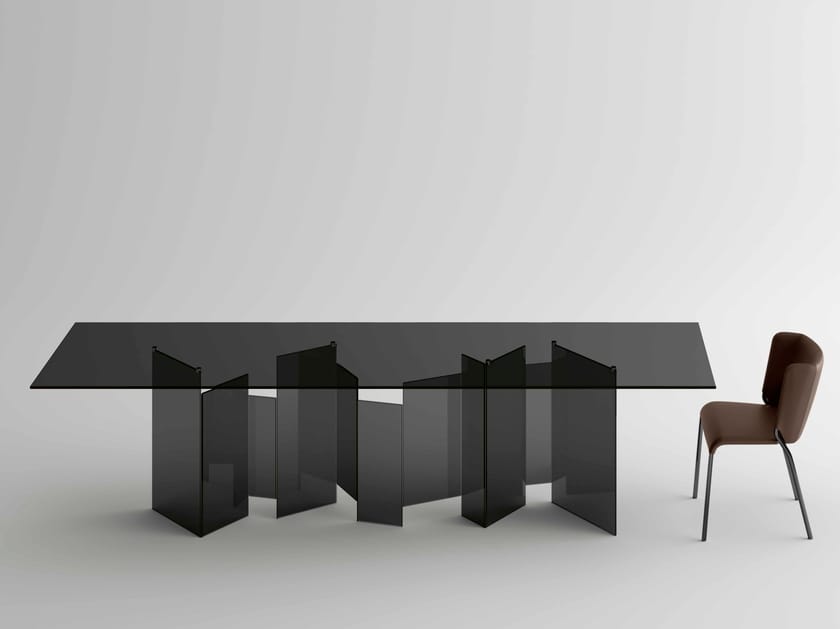 METROPOLIS Rectangular dining table By Tonelli Design | design Giuseppe Maurizio Scutellà