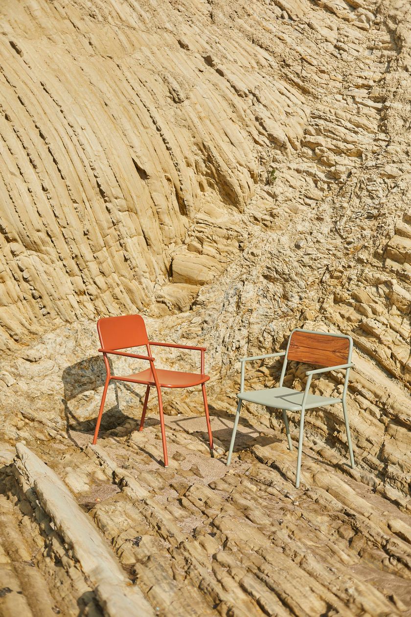 EDI | Chair Aluminium chair with armrests By YAAZ | design ...