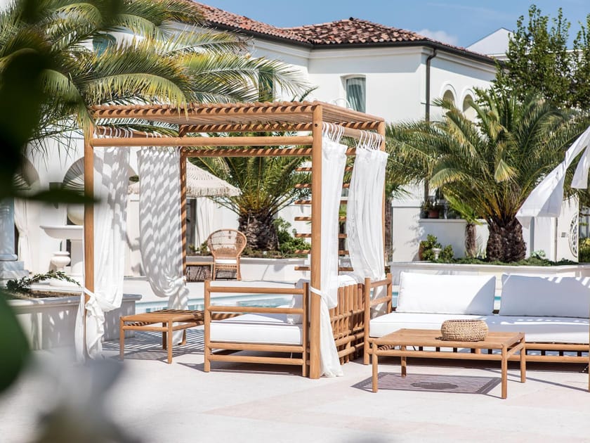 WOO SYSTEM Gazebo en teck By cbdesign | design Maurizio PRIOLO ...