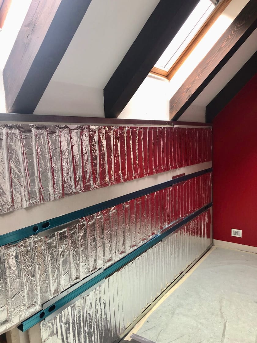 WARMWALL BLACK Radiant wall panel By Warmset