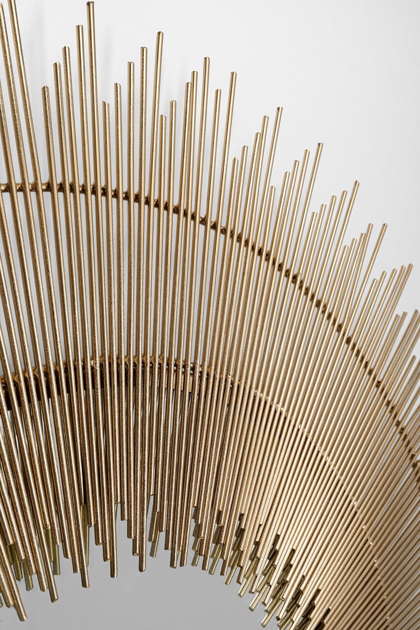 Round steel mirror SNOWFLAKE By KARE Design
