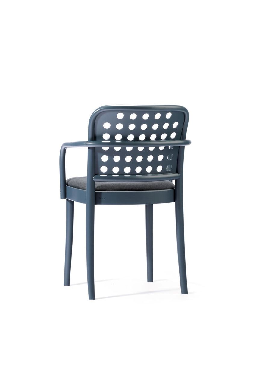 822 Wooden chair with armrests with integrated cushion By TON | design ...