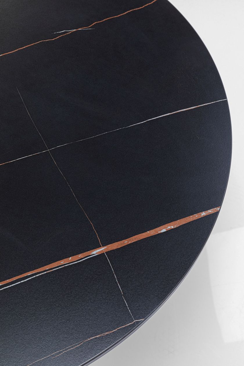 BEVERLY Porcelain stoneware and steel high side table By KARE Design