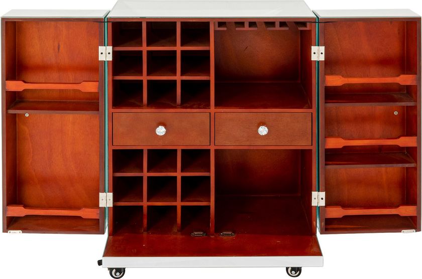 LUXURY | Mueble bar con ruedas Colección Luxury By KARE Design